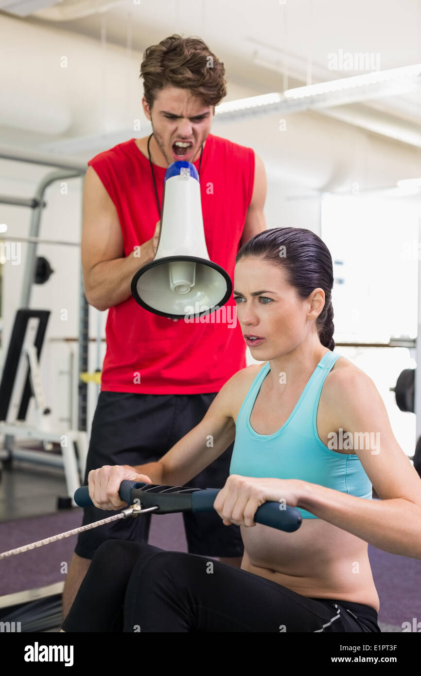 Sports coach shouting hi-res stock photography and images - Alamy