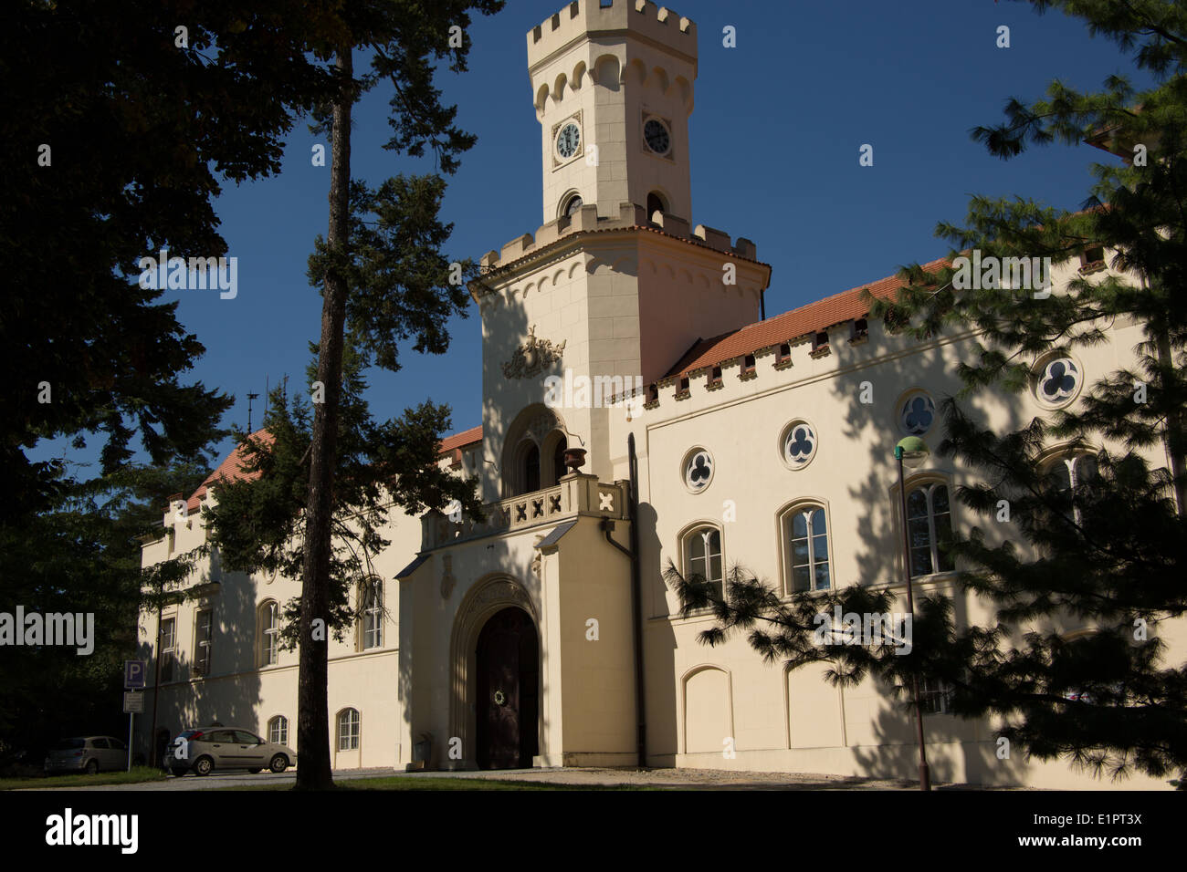 Solkolnice or Sokolnitz castle scene of fighting in the Napoleonic ...