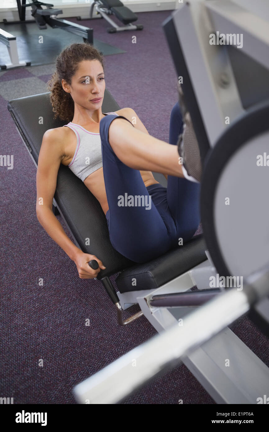 Woman weights leg hi-res stock photography and images - Alamy
