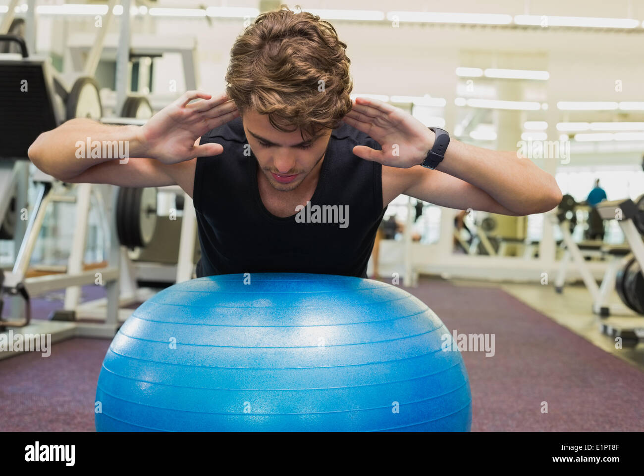 Balancing on ball hi-res stock photography and images - Alamy