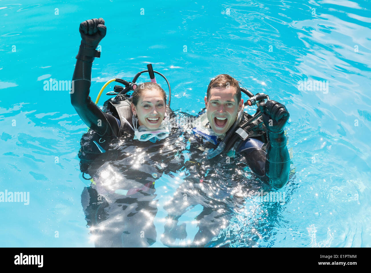 Female swimming wet suit hi-res stock photography and images - Alamy