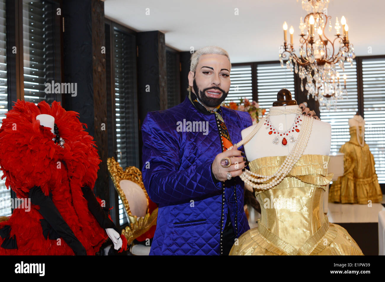 German fashion designer harald gloeoeckler hi-res stock photography and ...