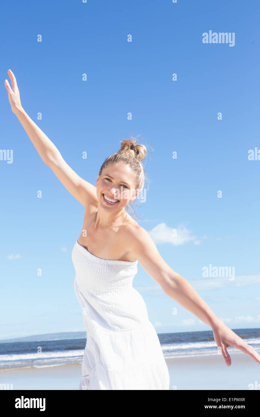 Pretty female arms outstretched hi-res stock photography and images - Alamy