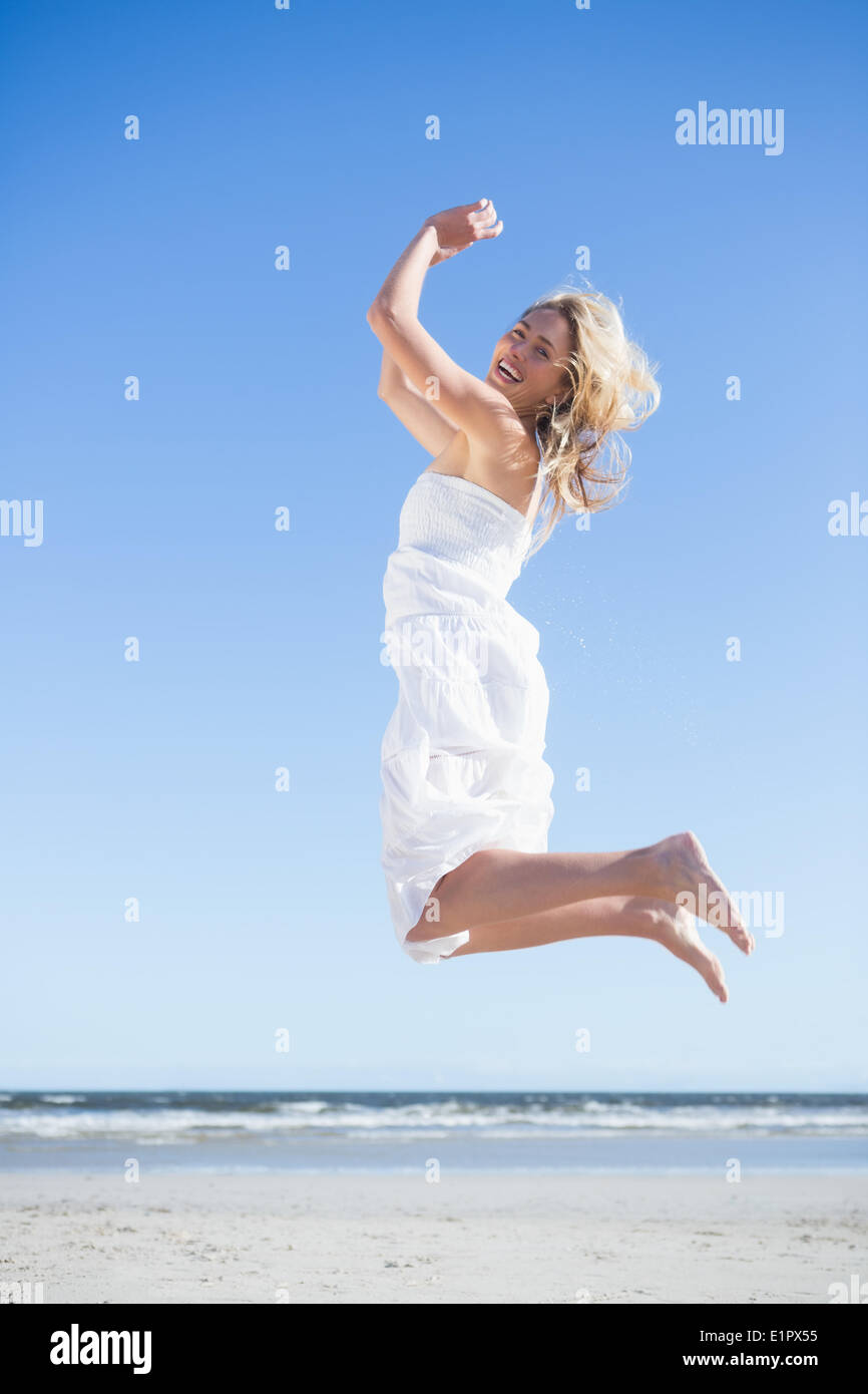 Leaping looking at camera hi-res stock photography and images - Alamy