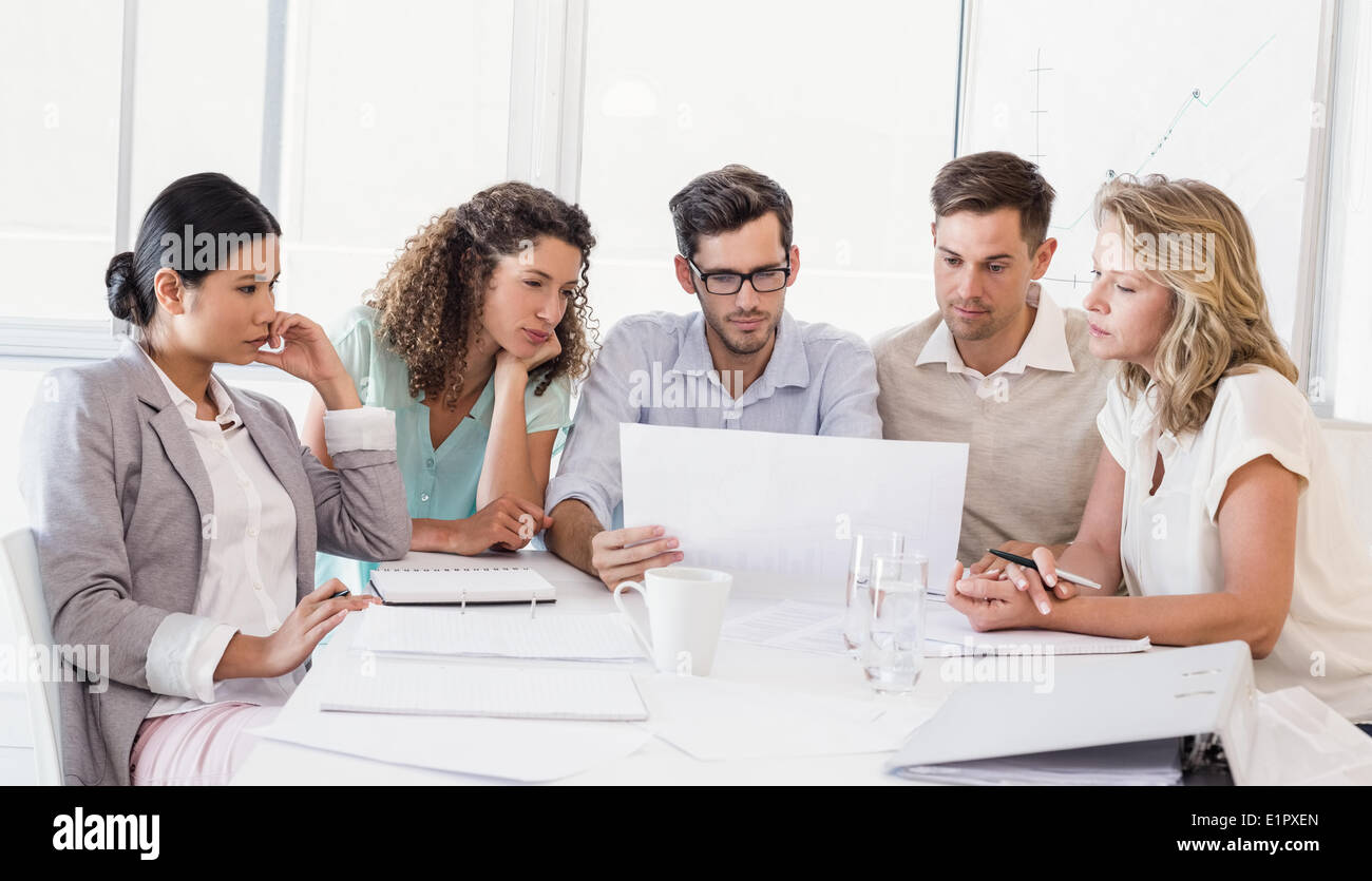 Business team meeting laptop hi-res stock photography and images - Alamy