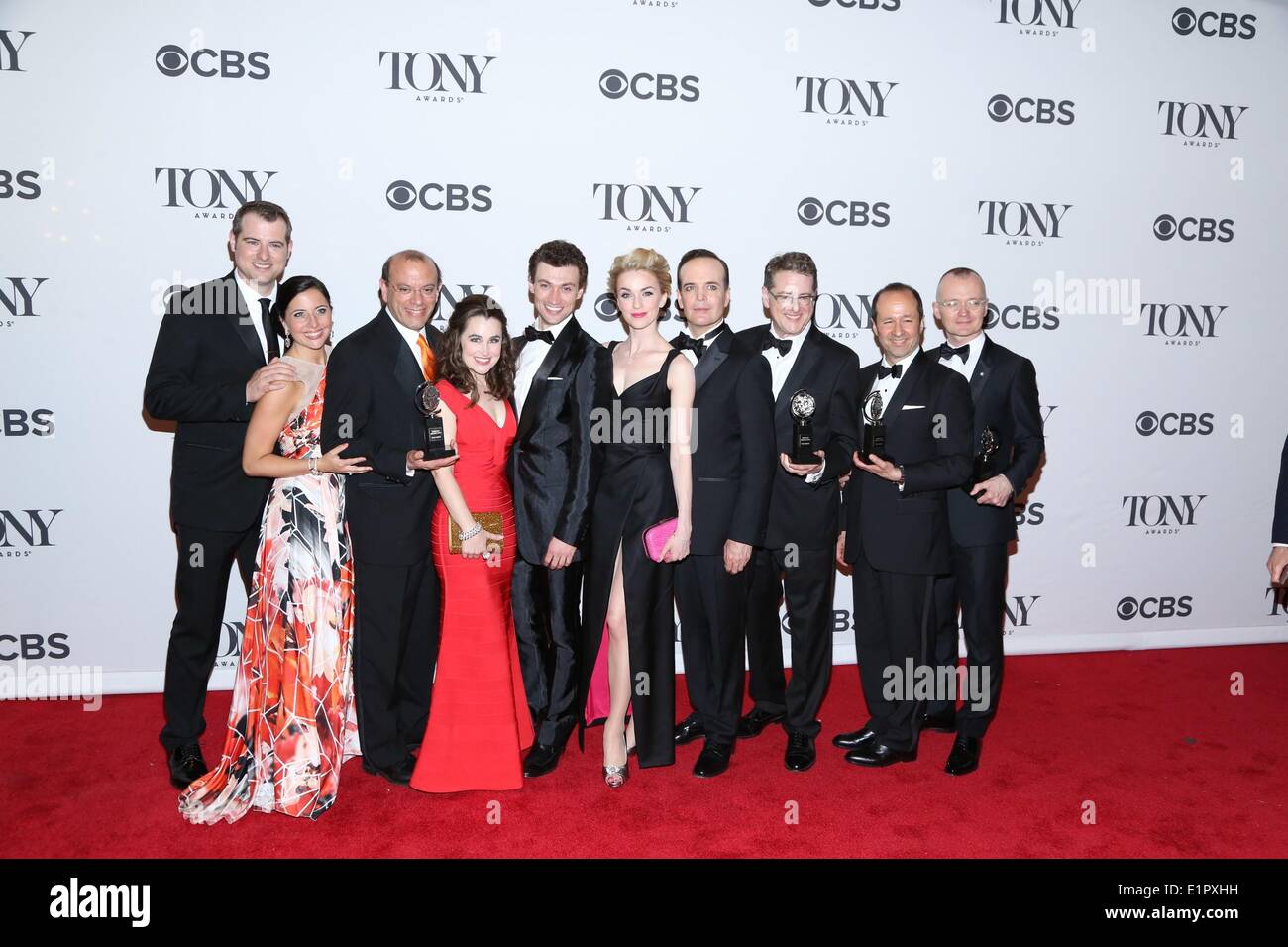New York, NY, USA. 8th June, 2014. Lauren Worsham, Bryce Pinkham ...