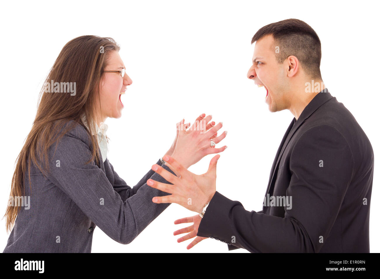 Angry Couple Fighting