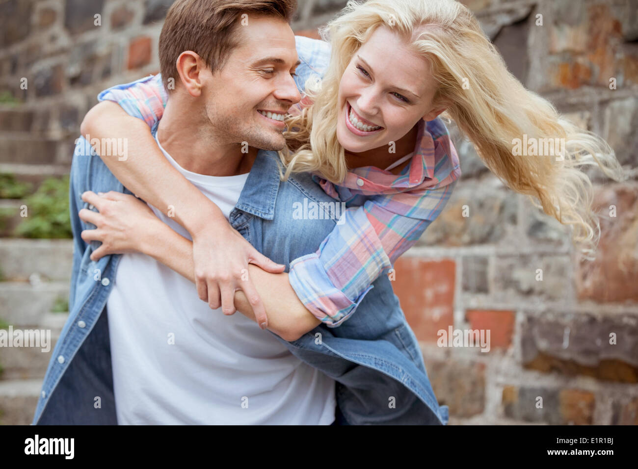 Pretty blonde girlfriend hi-res stock photography and images - Alamy