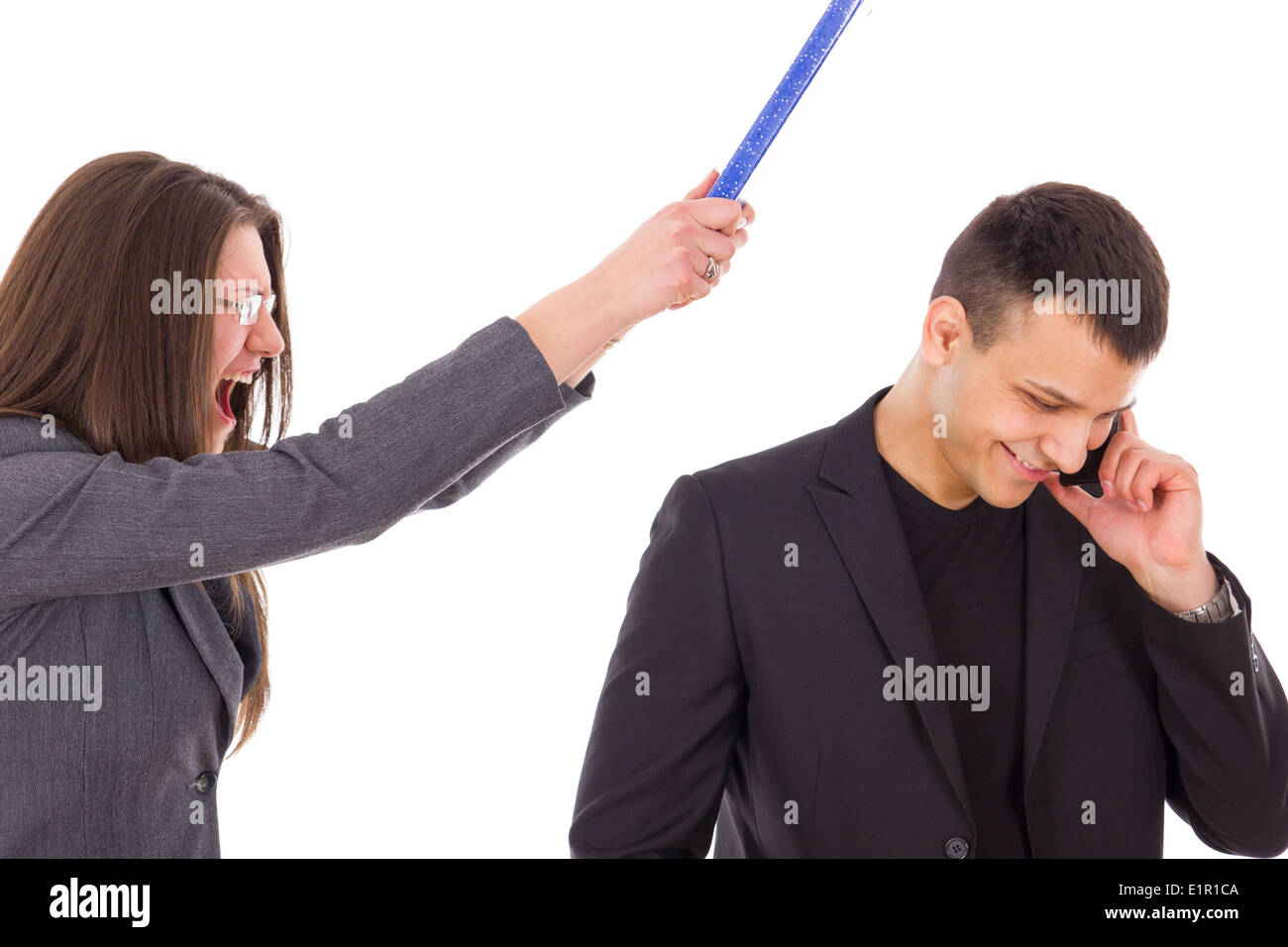 Woman Yelling At Man