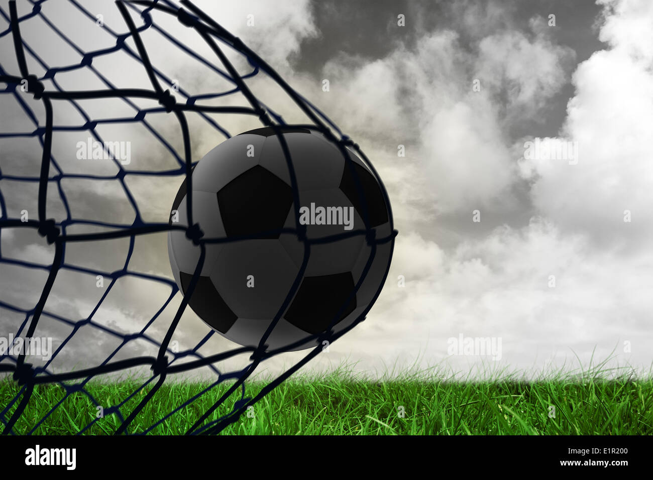 Football back net hi-res stock photography and images - Alamy