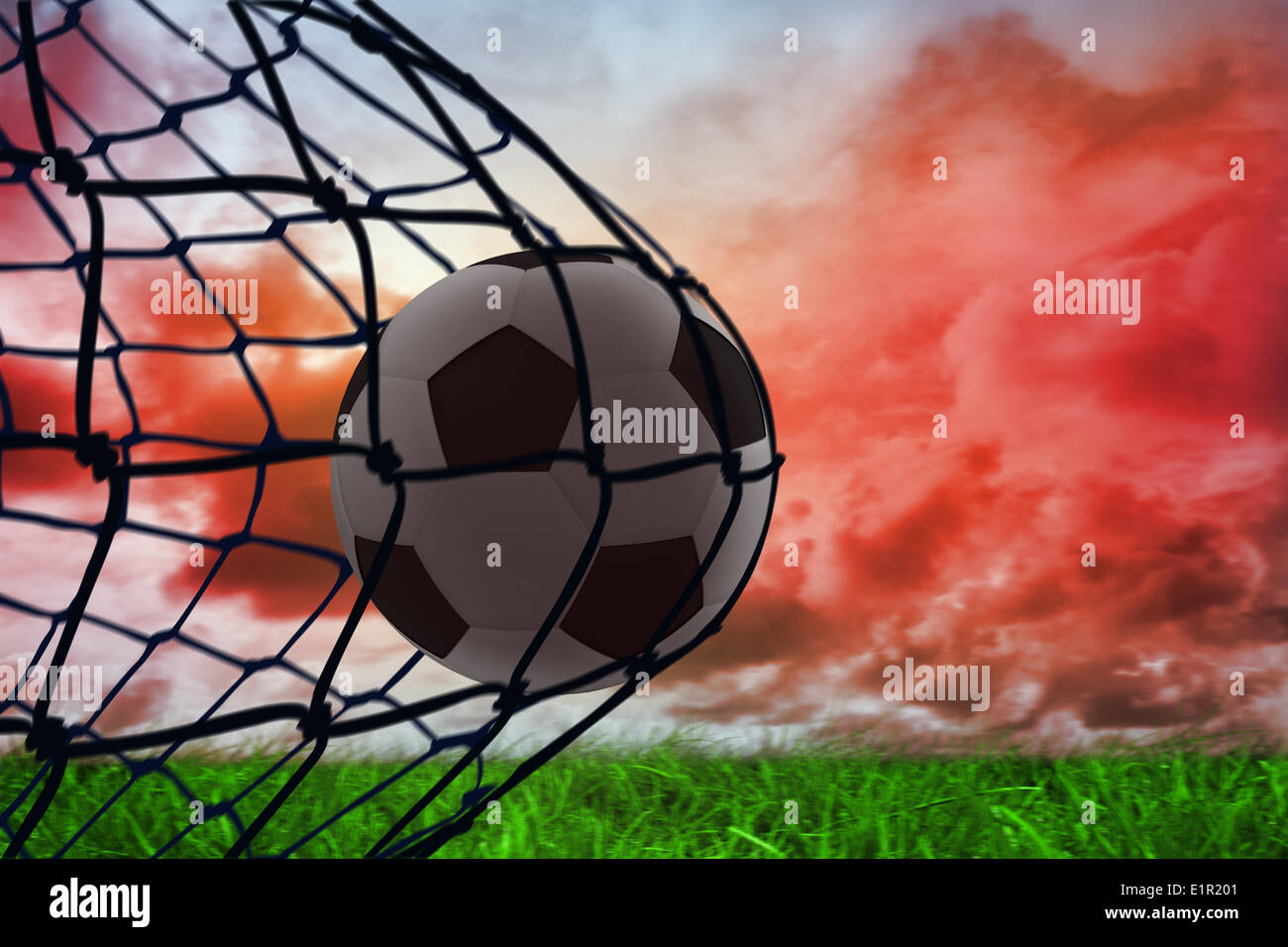 Football back net hi-res stock photography and images - Alamy