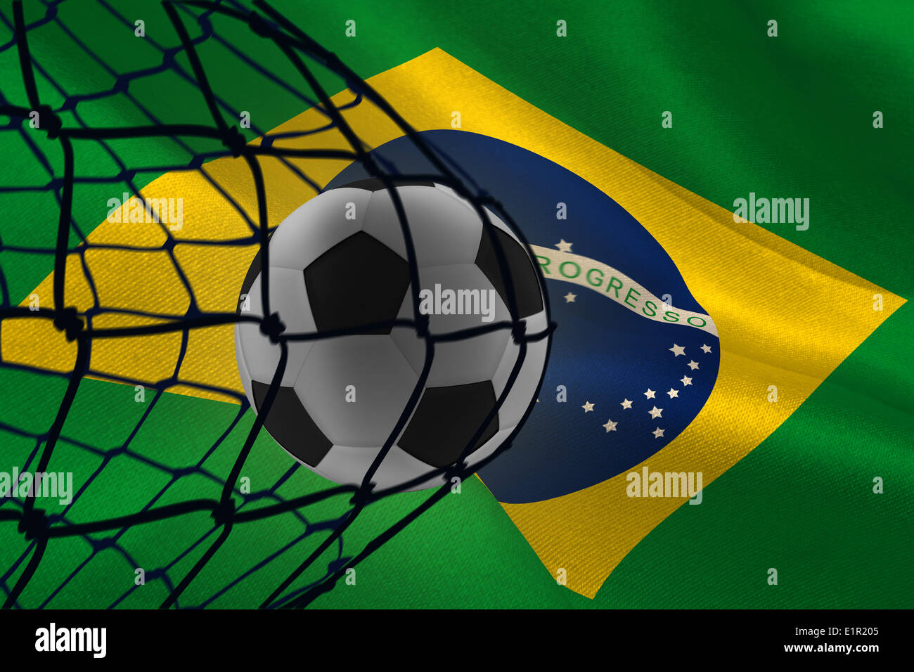 Ball in back of net hi-res stock photography and images - Alamy