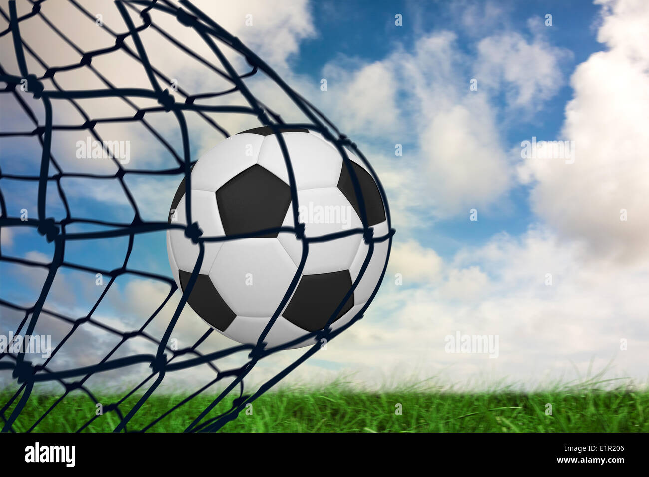 Football back net hi-res stock photography and images - Alamy