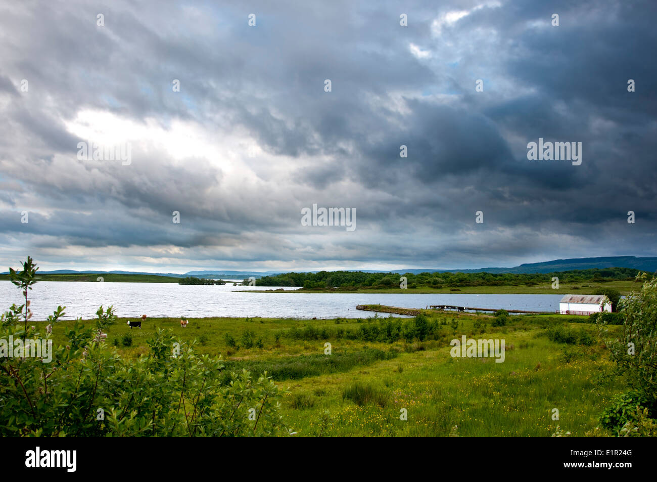 Boa Island Lower Lough Erne County Fermanagh Northern Ireland Stock ...
