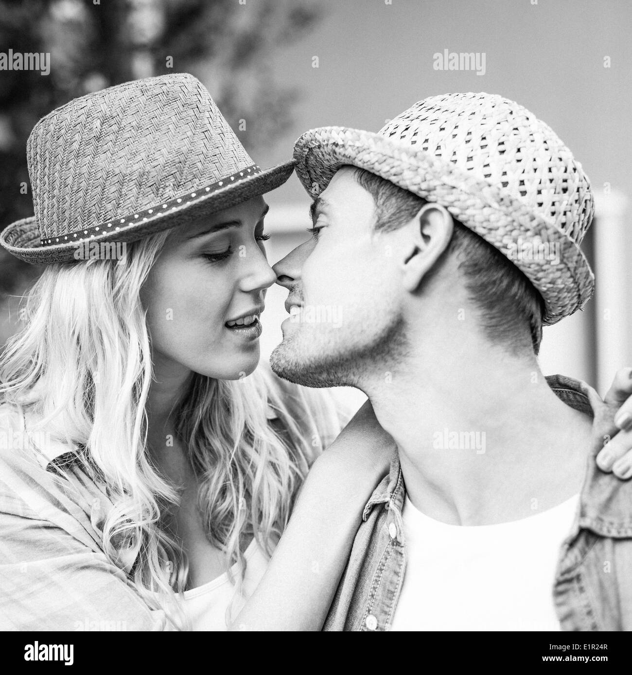 Kiss Black and White Stock Photos & Images - Alamy