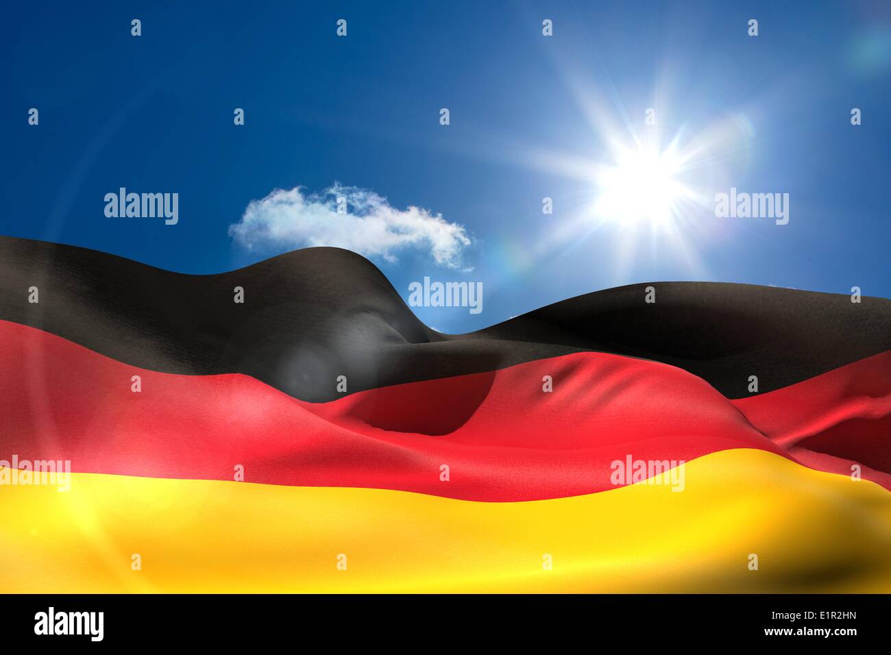 German national flag hi-res stock photography and images - Alamy