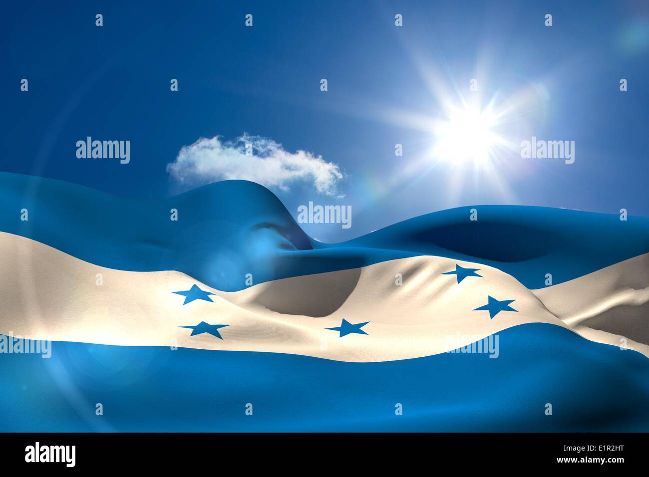 Honduran flag honduras hi-res stock photography and images - Alamy