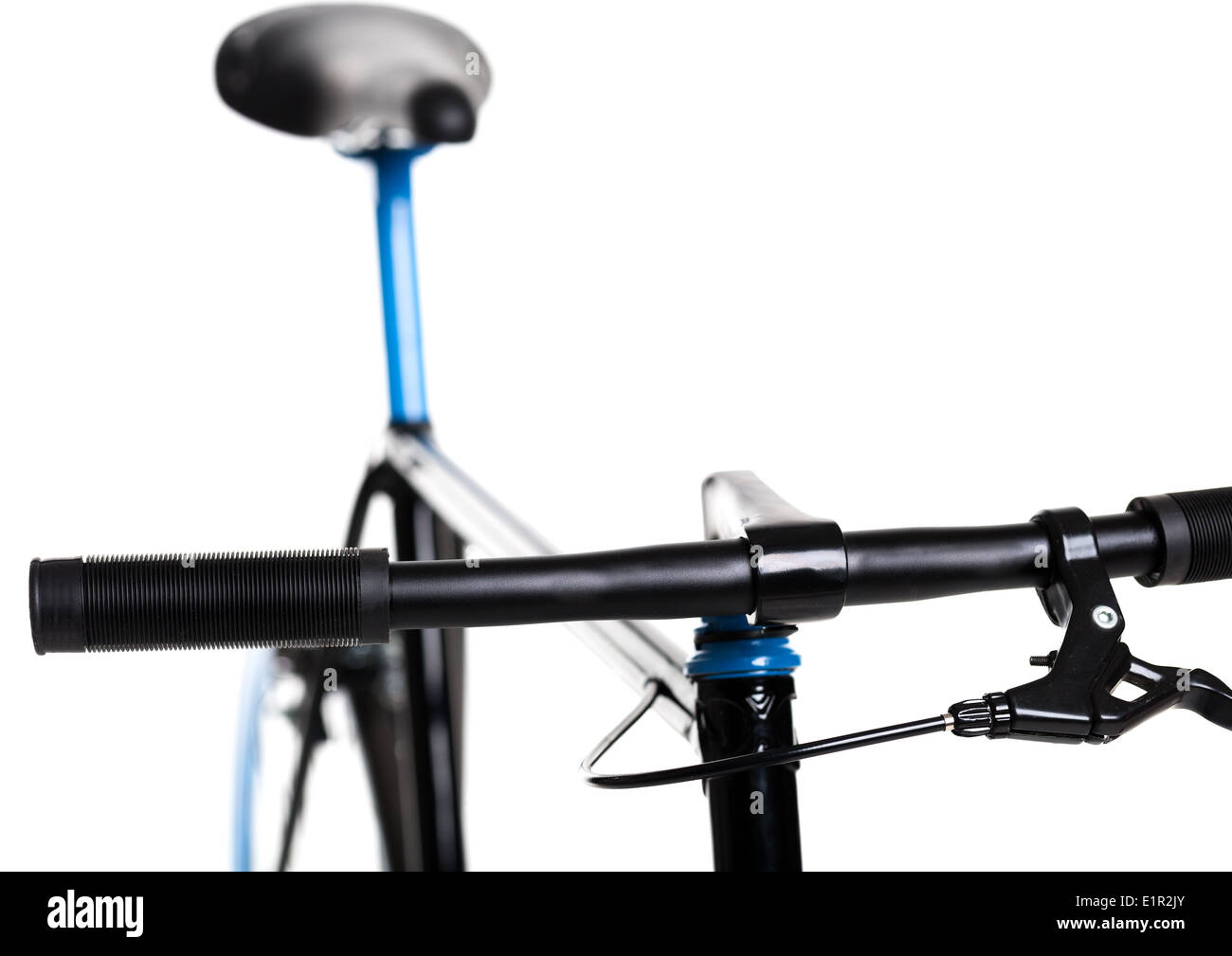 Stylish bicycle isolated on white background Stock Photo - Alamy