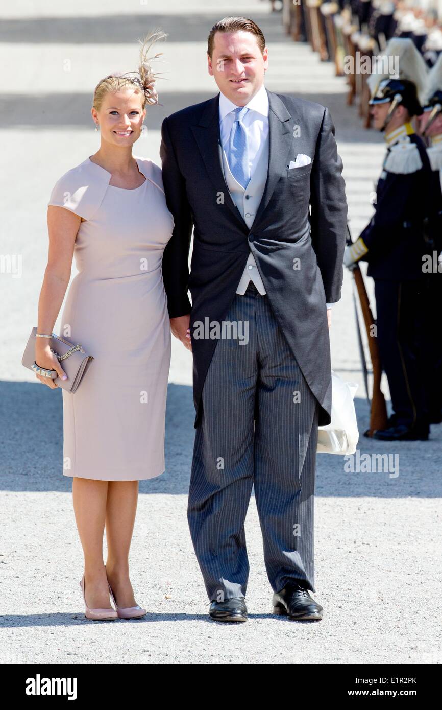 Stockholm, Sweden. 08th June, 2014. Nathalie and Dag Werner attend the ...