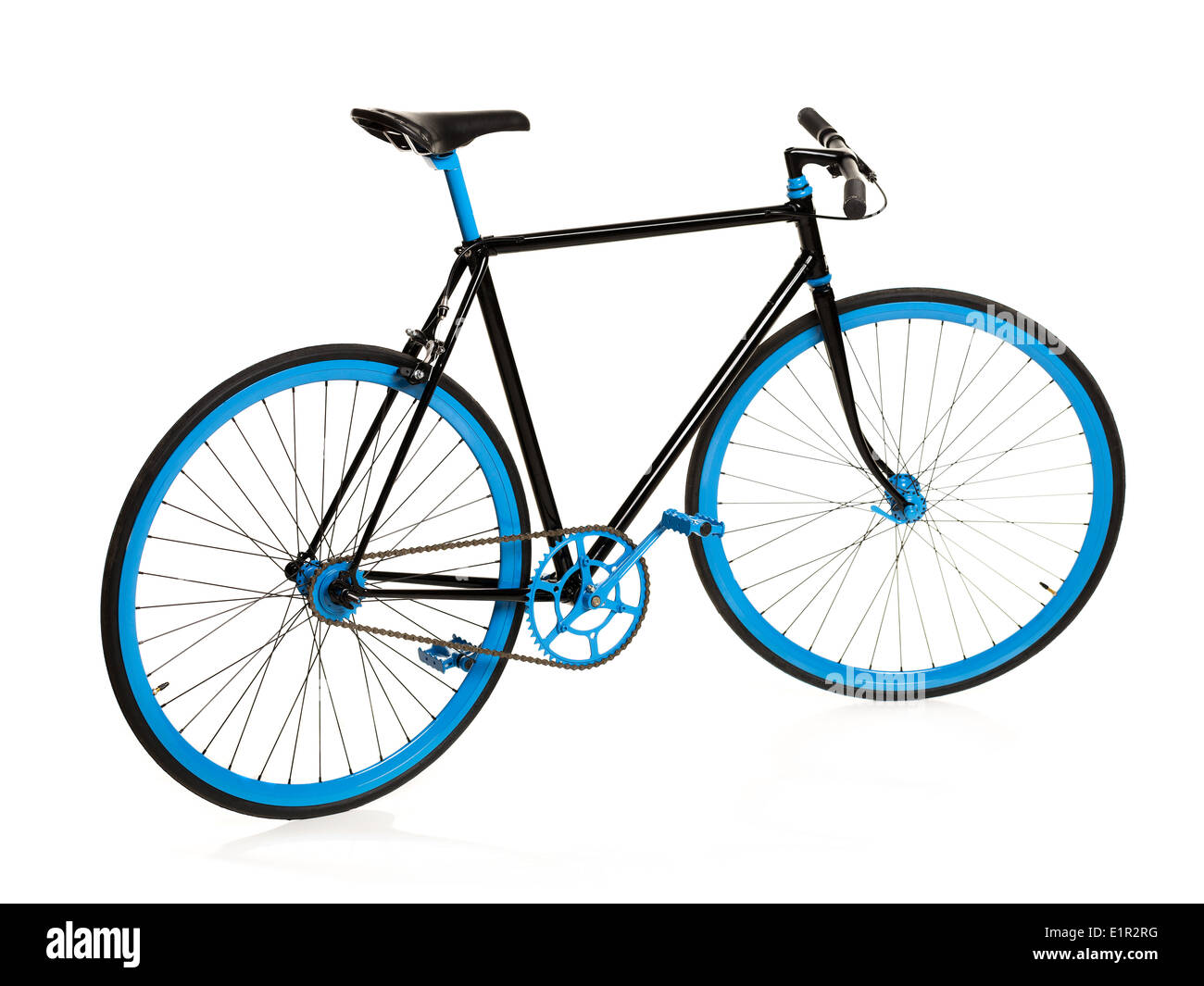 Stylish bicycle isolated on white background Stock Photo - Alamy
