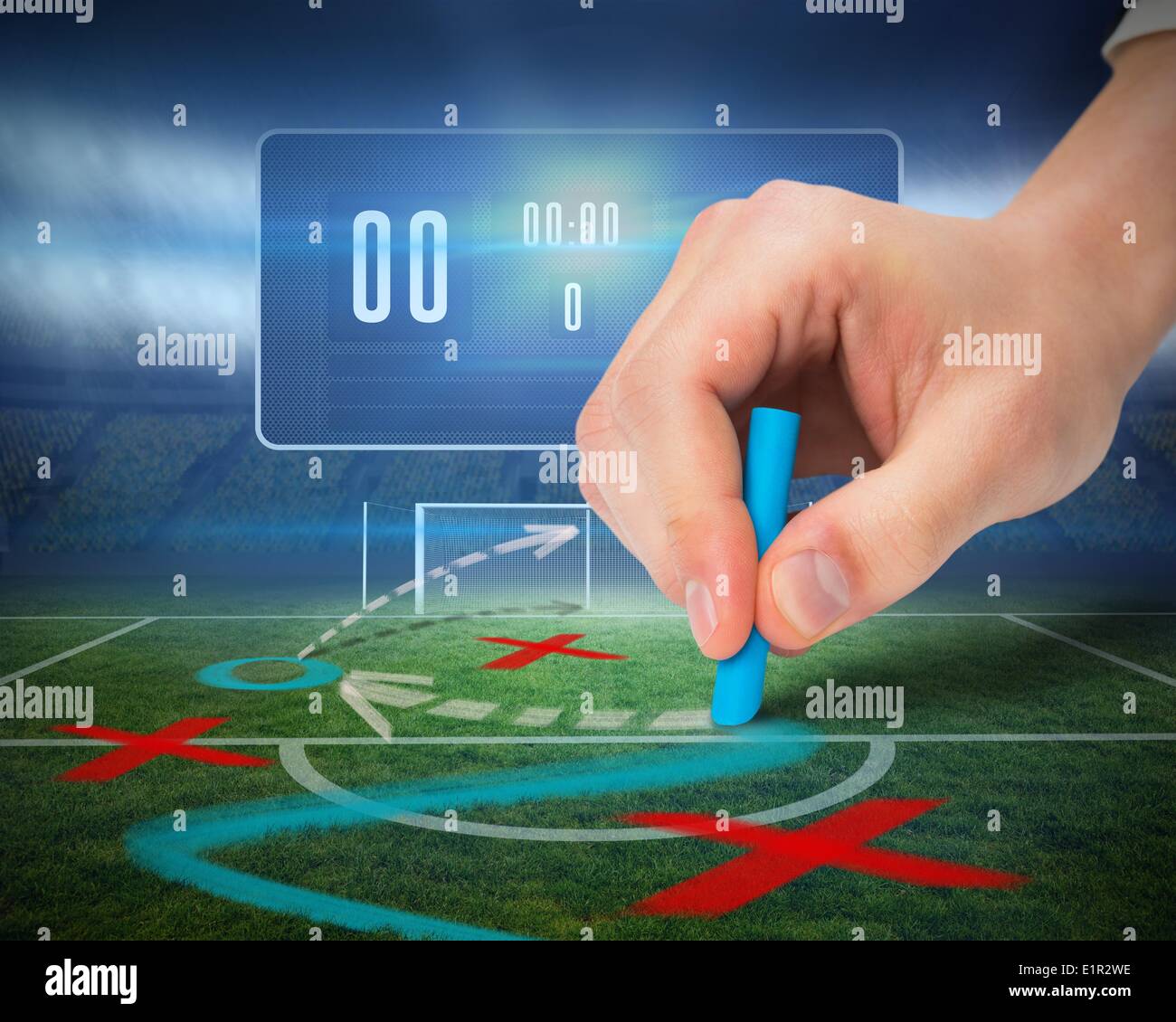 Football soccer tactics hi-res stock photography and images - Alamy