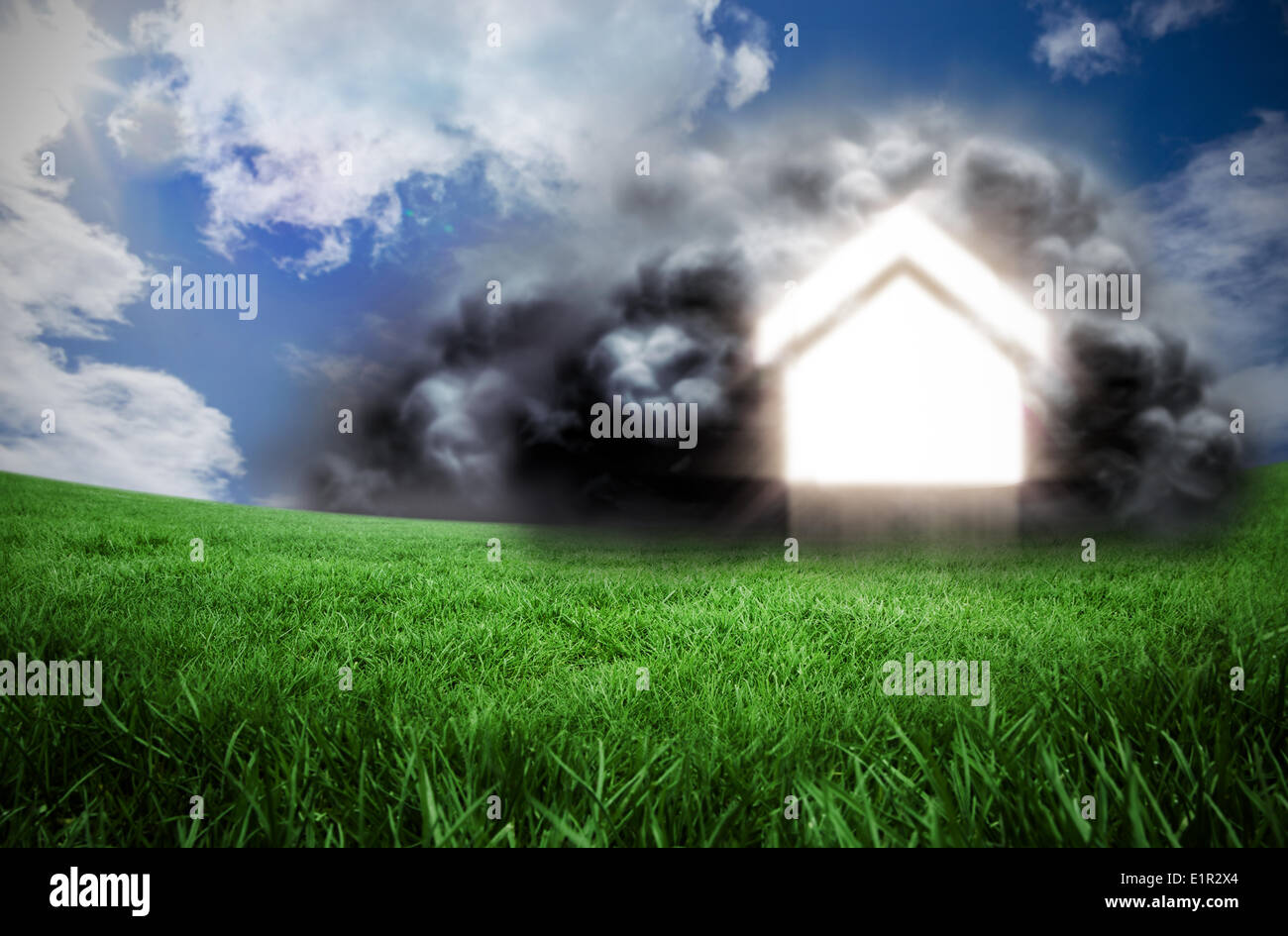 House cloud hi-res stock photography and images - Alamy