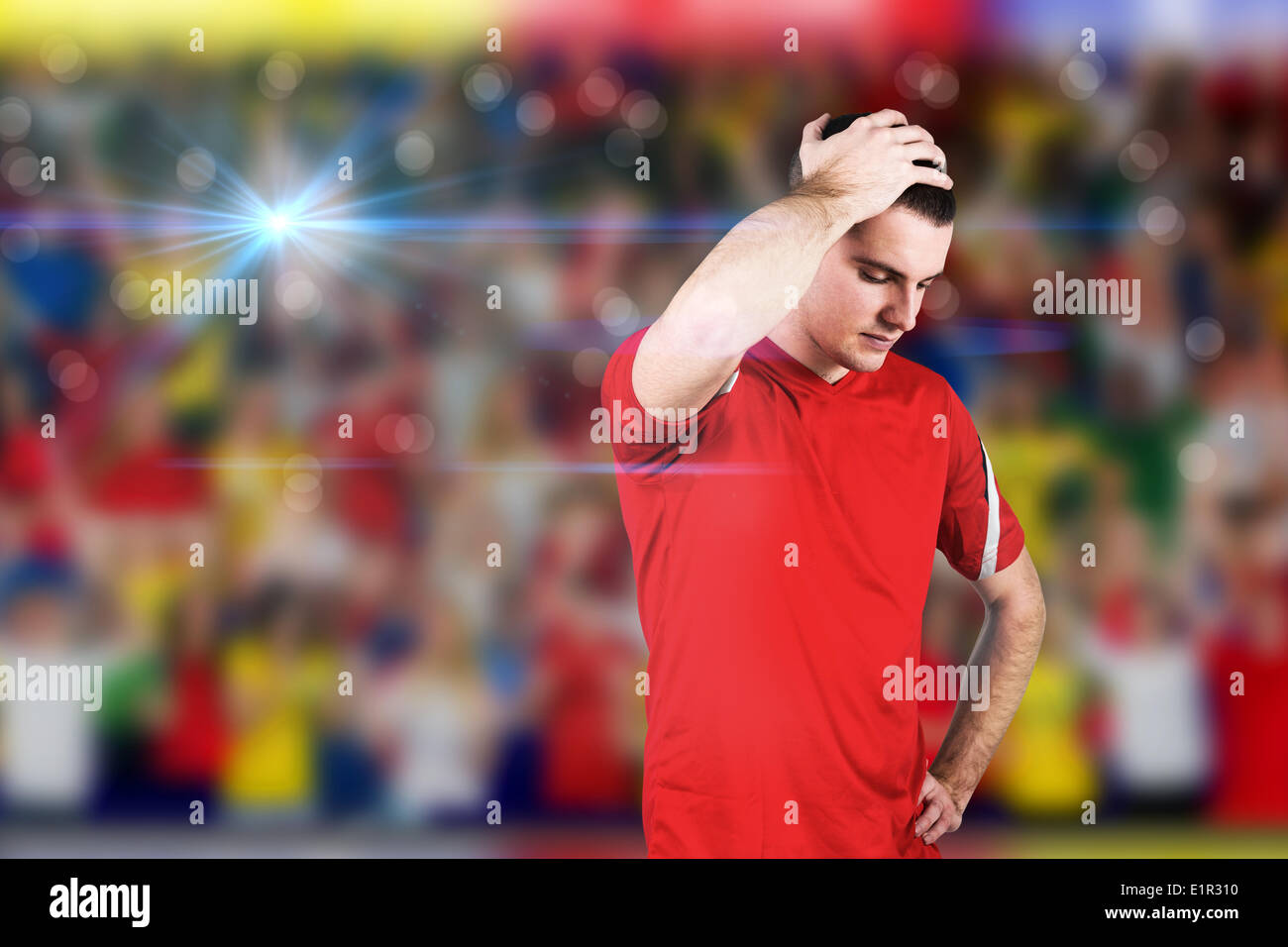 Disappointed football player hi-res stock photography and images - Alamy