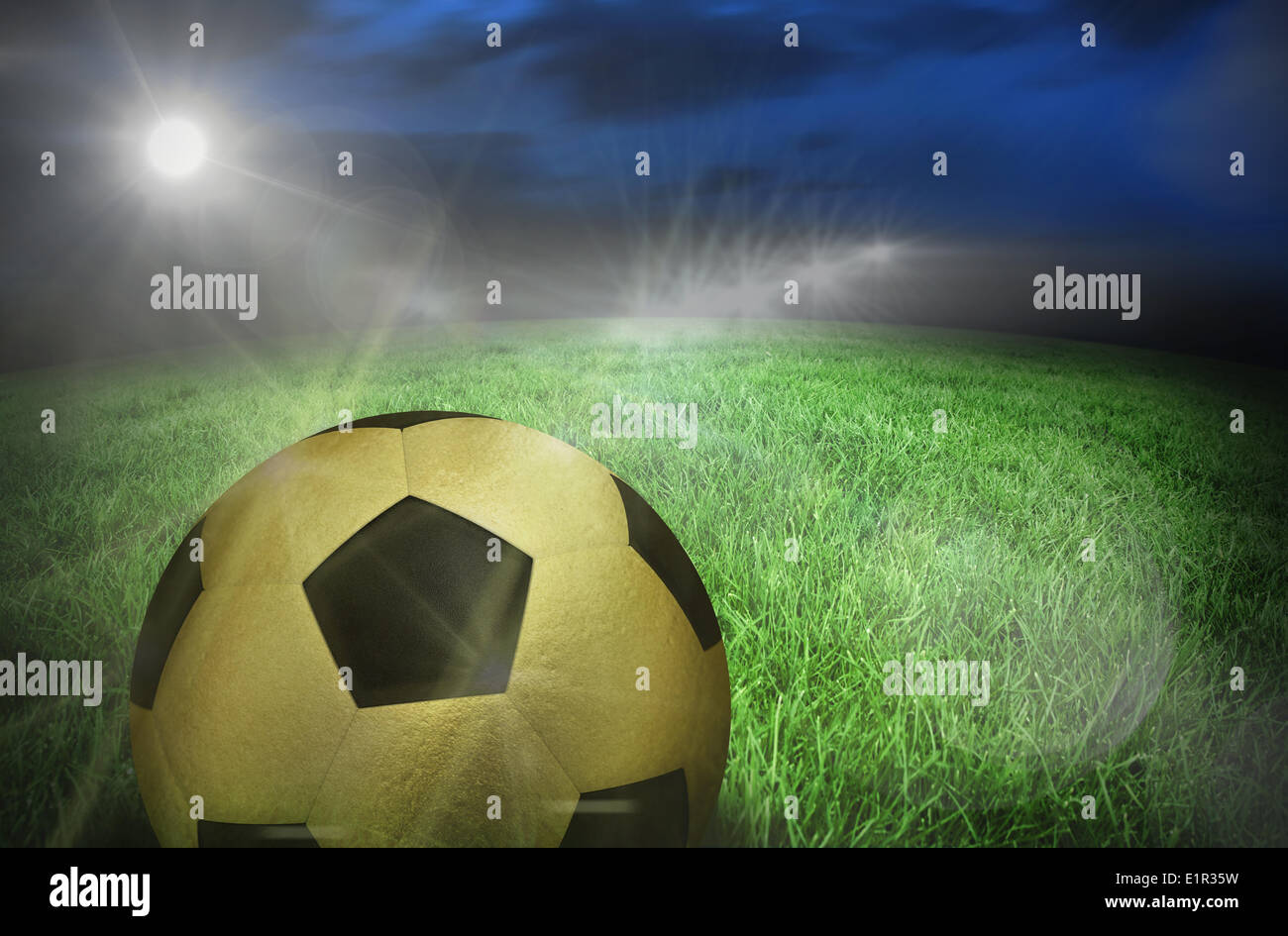 Gold football hi-res stock photography and images - Alamy