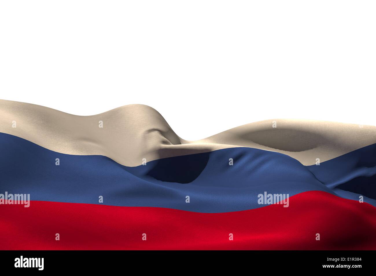 Russian flag rippling Stock Photo - Alamy