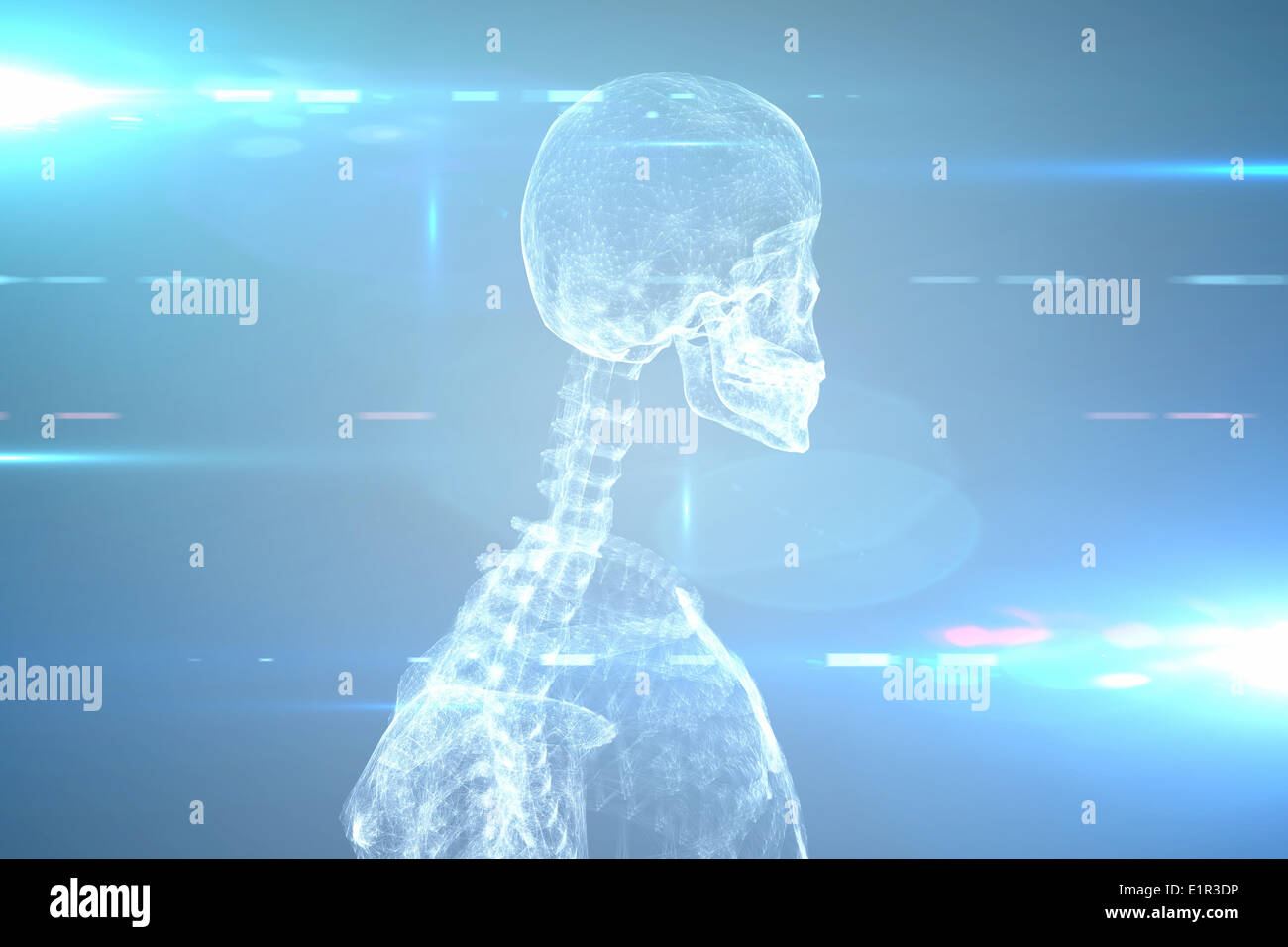 Blue skeleton hi-res stock photography and images - Alamy