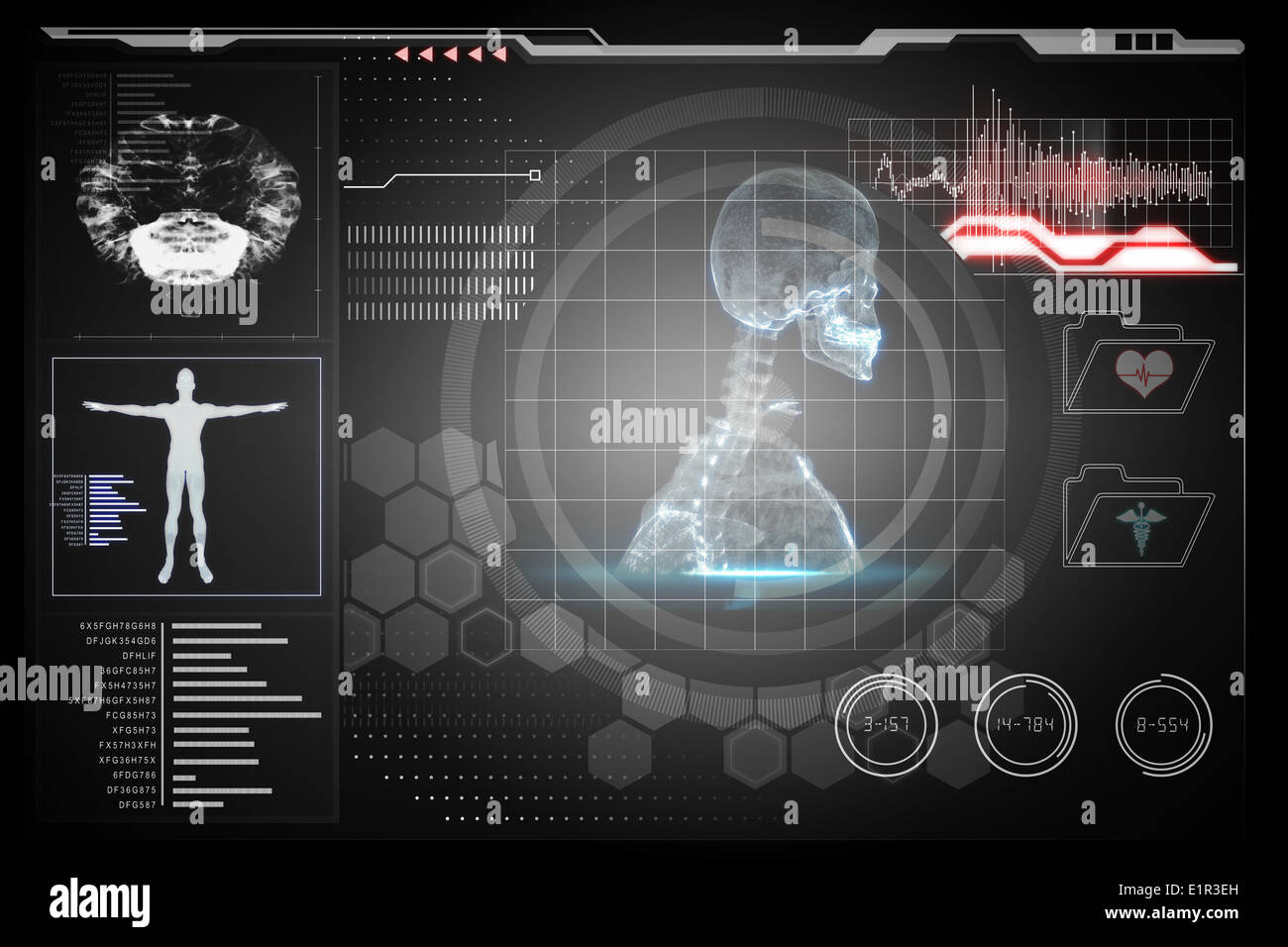 Medical digital interface hi-res stock photography and images - Alamy