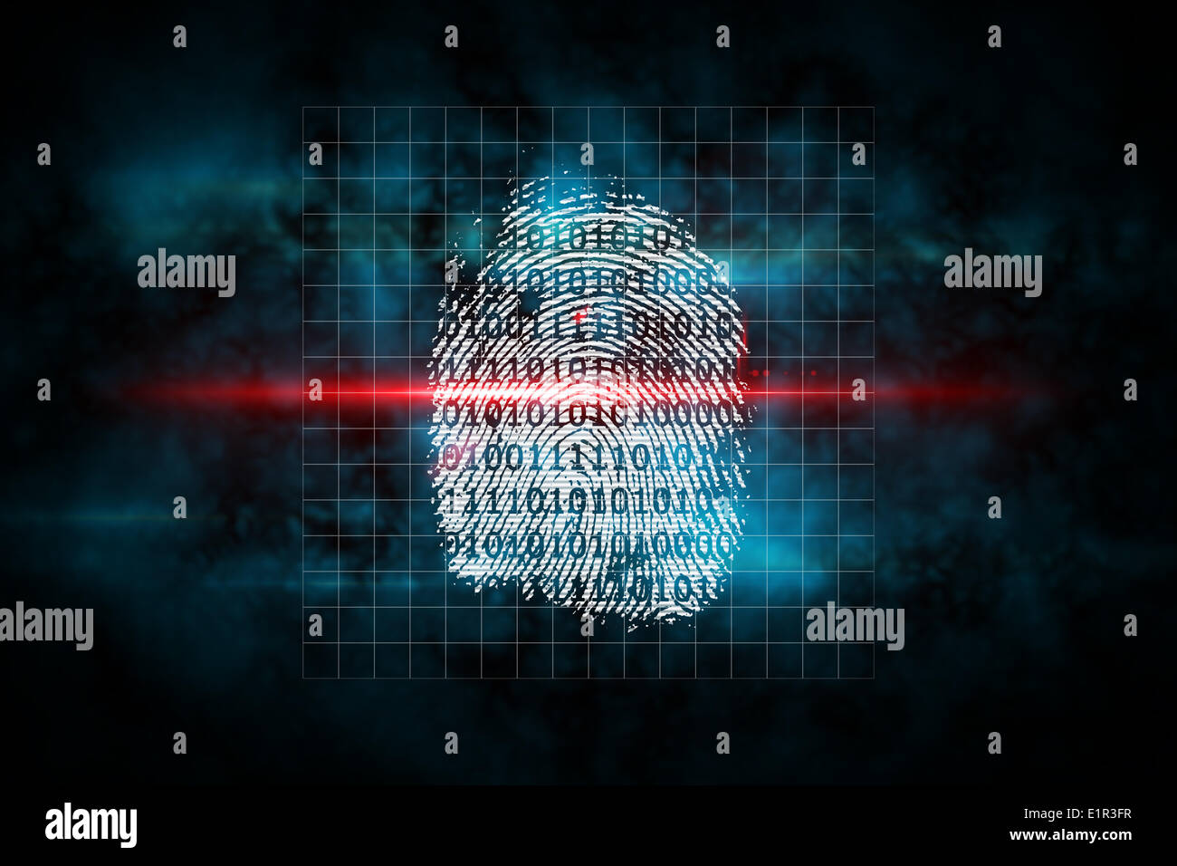 Digital security finger print scan Stock Photo - Alamy Digital security finger print scan Stock Photo - Alamy