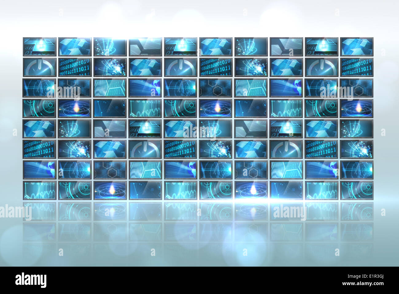 Screen collage showing computing images Stock Photo - Alamy