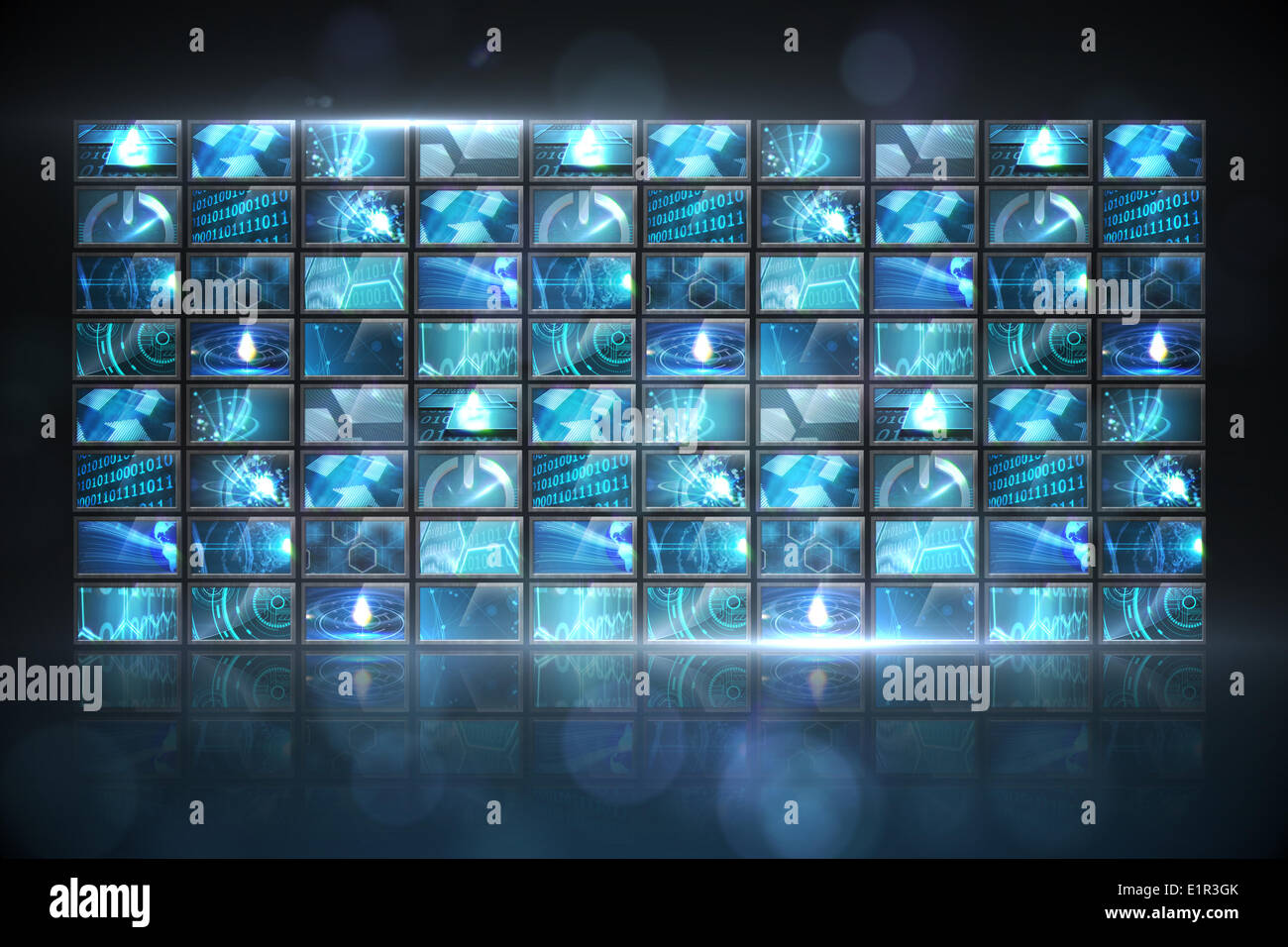 Screen collage showing computing images Stock Photo - Alamy