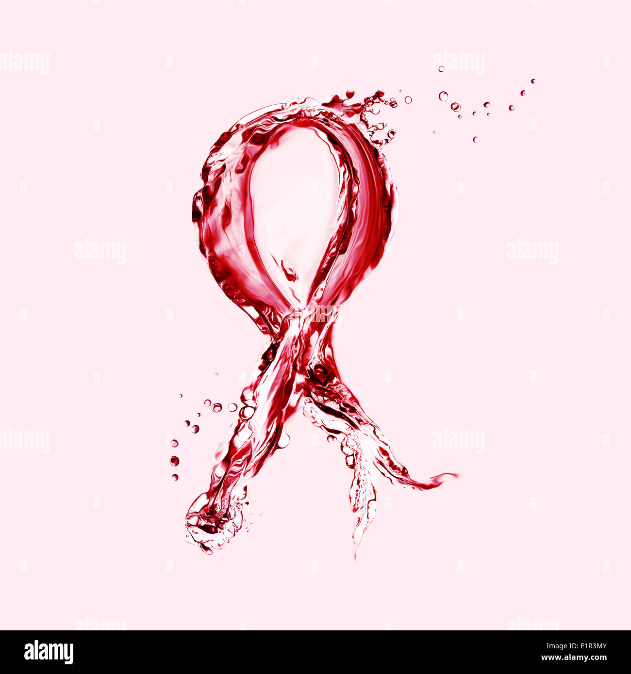 Red ribbon against aids hi-res stock photography and images - Alamy