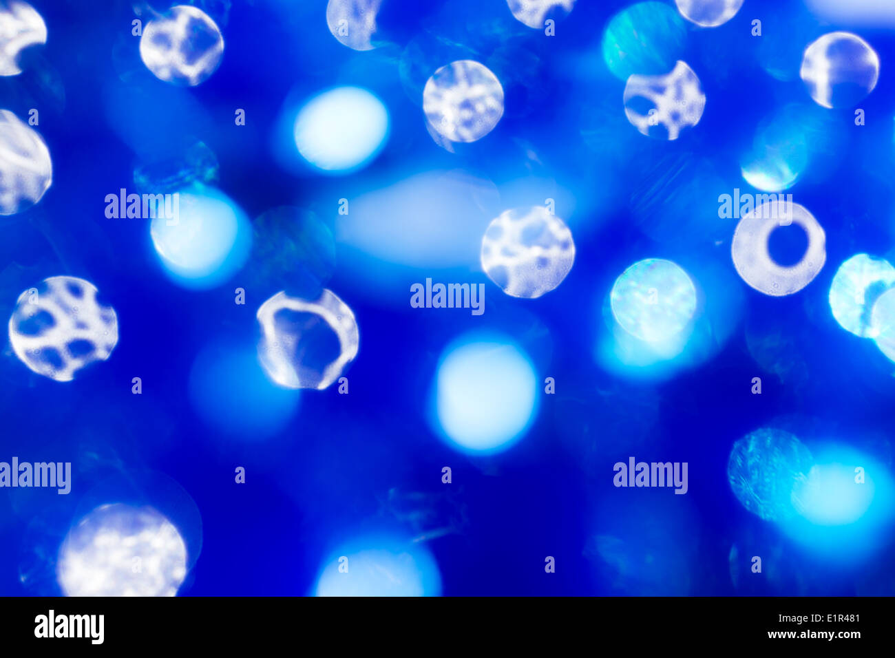 Blue Abstract Round Stock Photo - Alamy