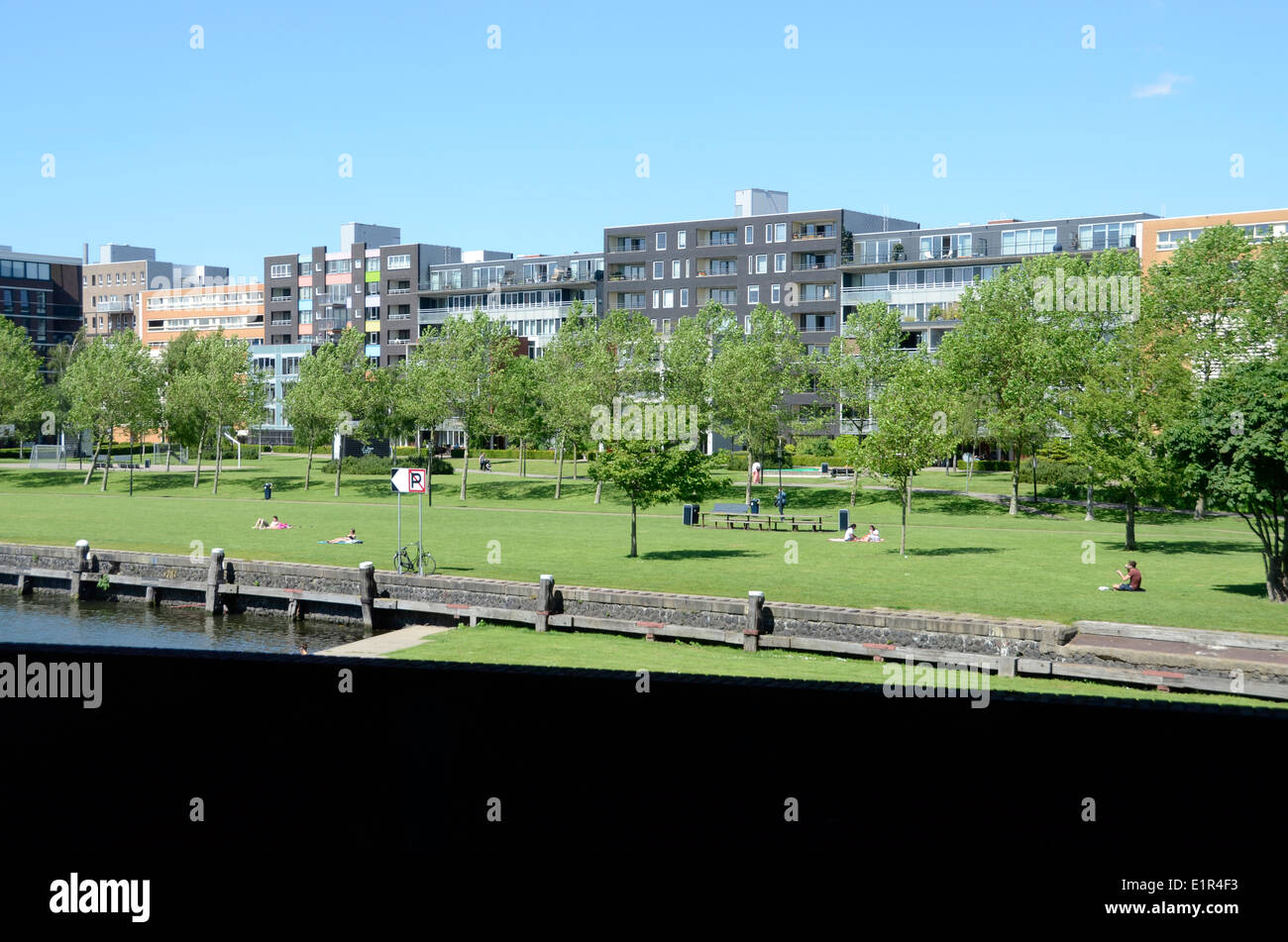 Green spaces with Innovative housing development on Java KNSM Island ...