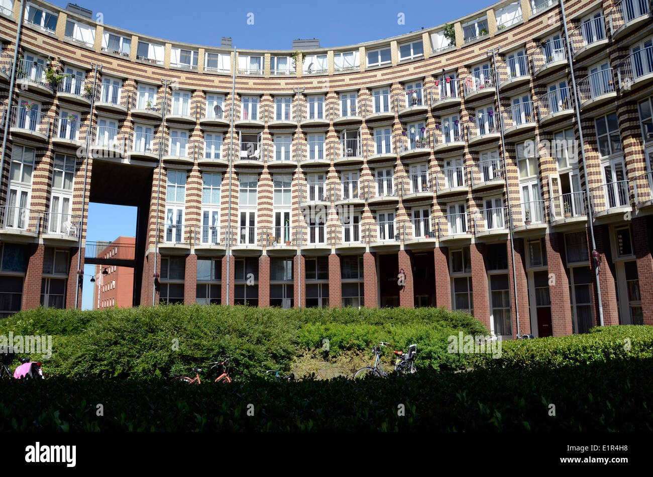 Innovative housing development on Java KNSM Island Amsterdam Holland ...