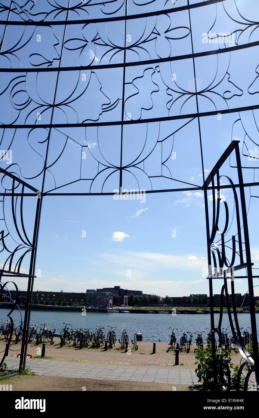 Innovative housing development on Java KNSM Island Amsterdam Holland ...