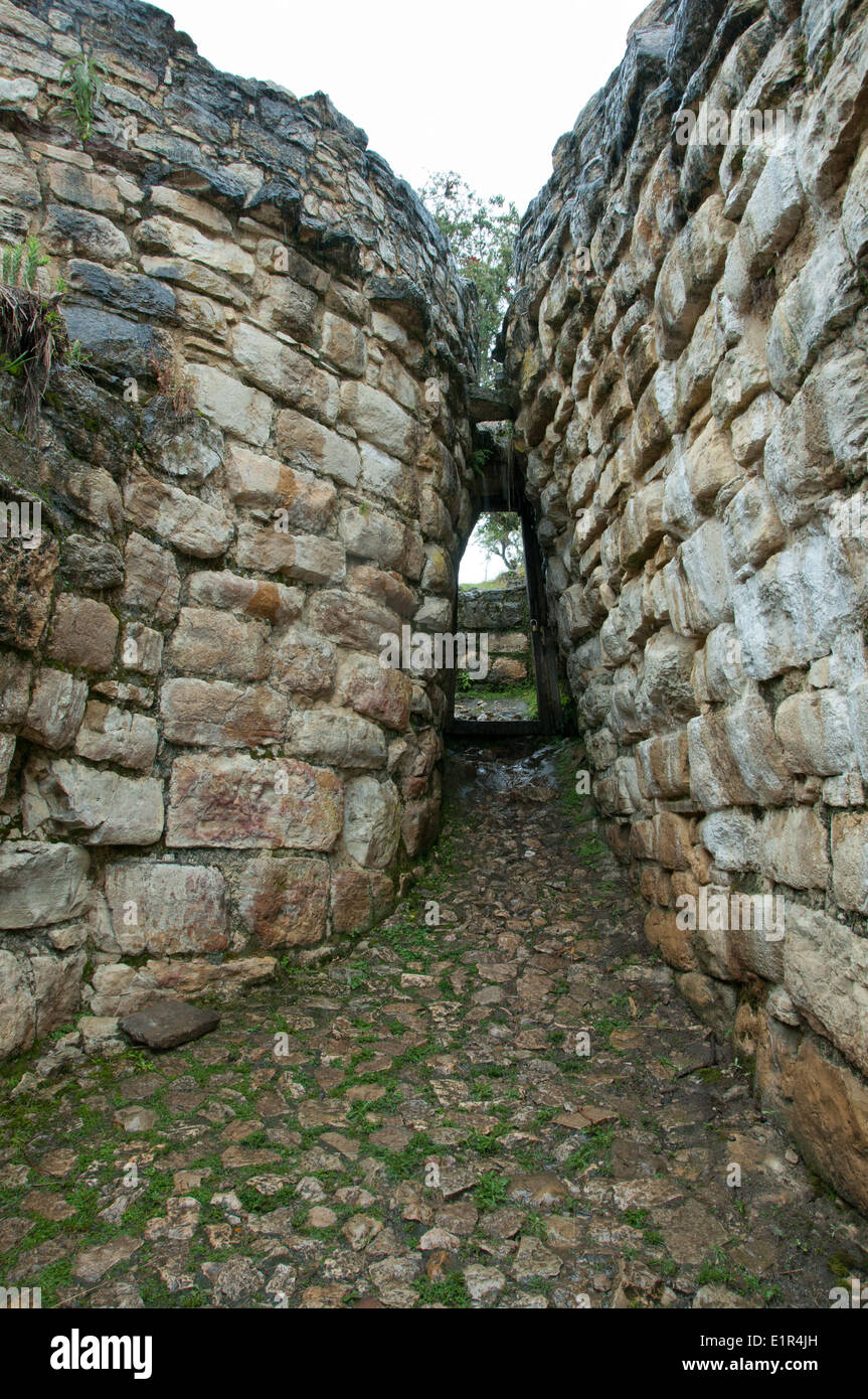 Entrance to the Fortress of Kuelap of the Chachapoya Culture in ...