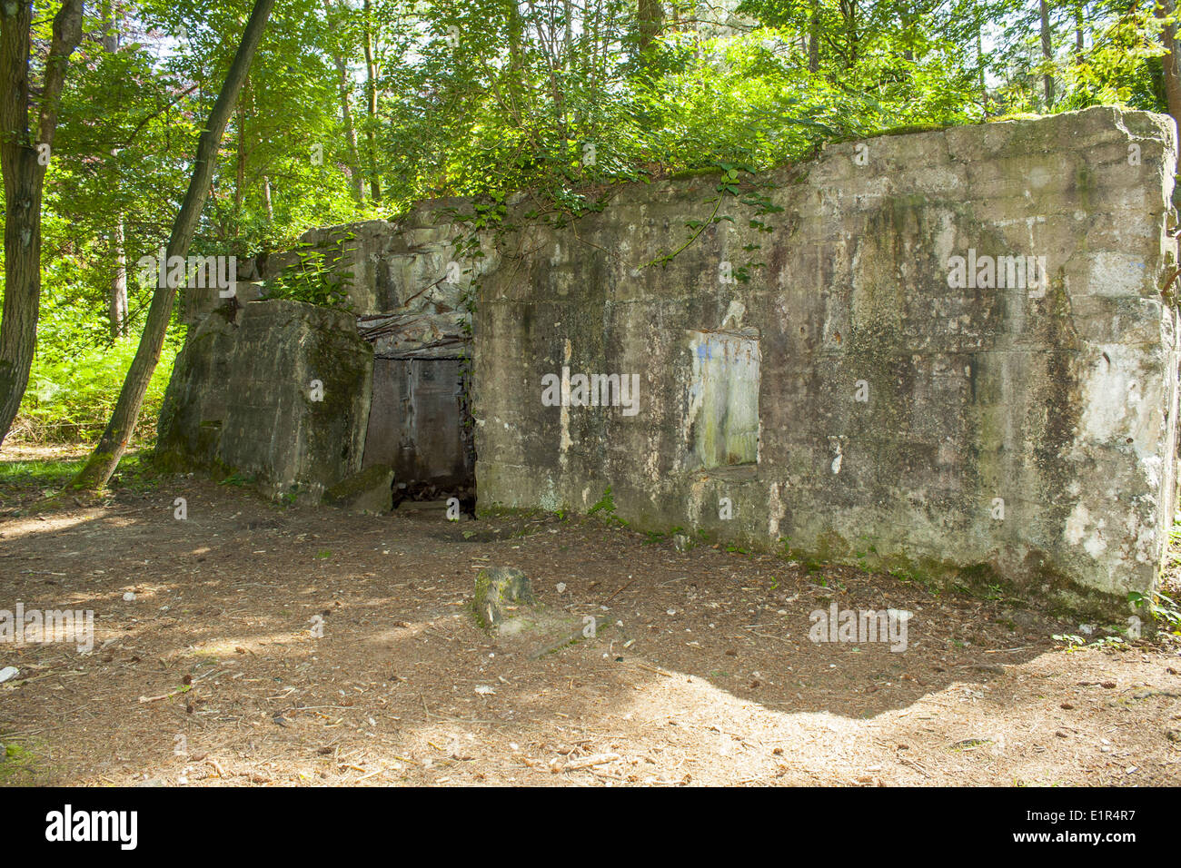 Bunker of world war 1 in flanders fields Stock Photo - Alamy