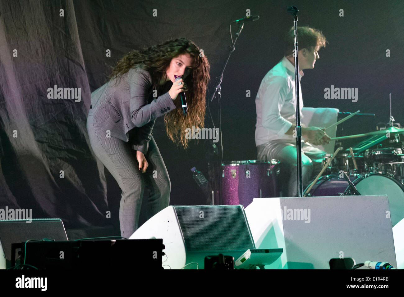 Lorde plays Earls Court on 07/06/2014 at Earls Court, London. Persons ...