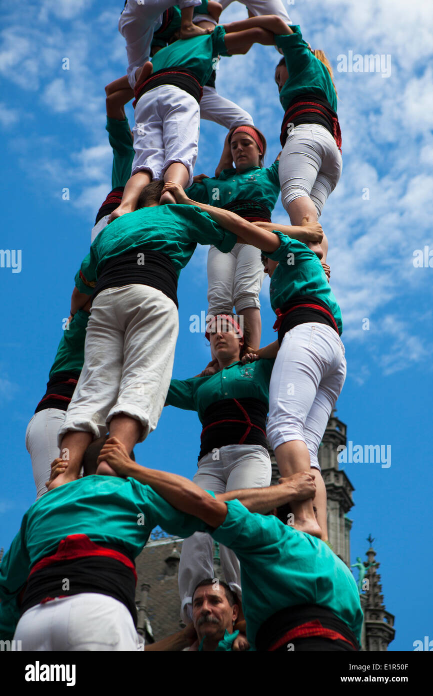 Castellers of london hi-res stock photography and images - Alamy