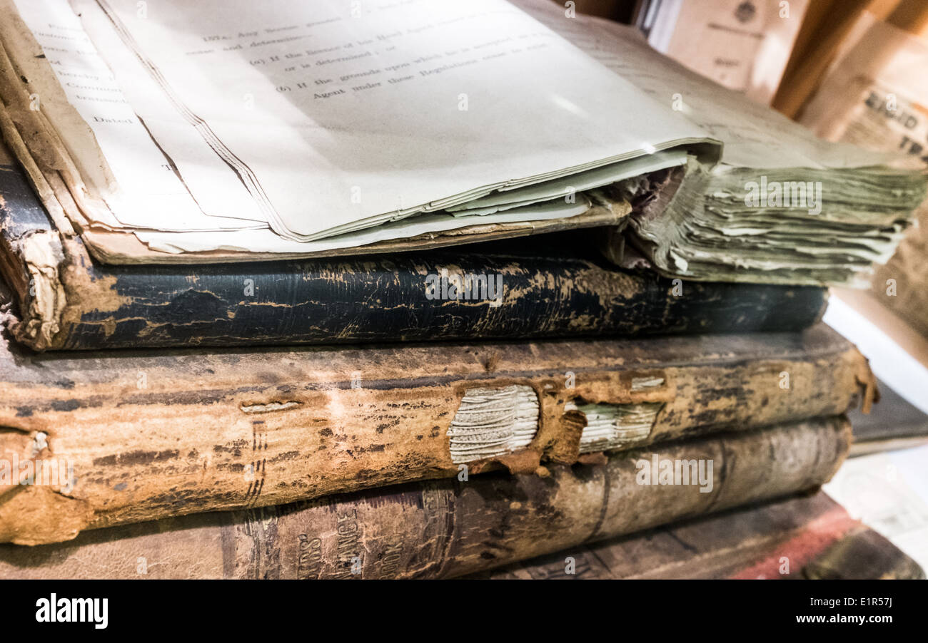 Pile of ancient books Stock Photo - Alamy