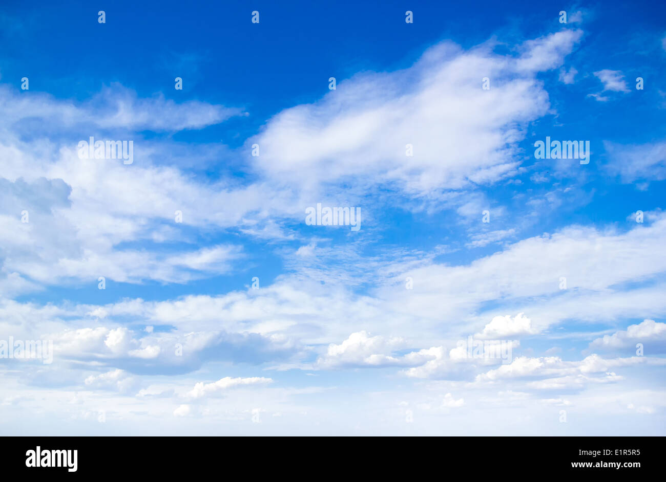 beautiful clear blue sky with clouds Stock Photo - Alamy