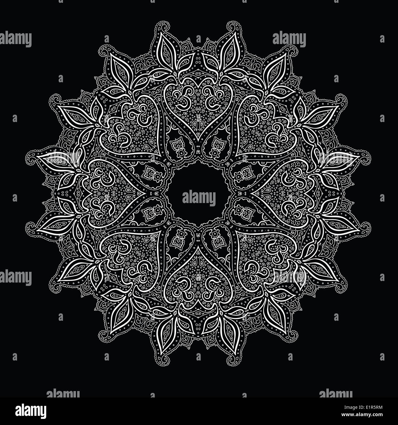 Mandala. Indian decorative pattern Stock Photo - Alamy