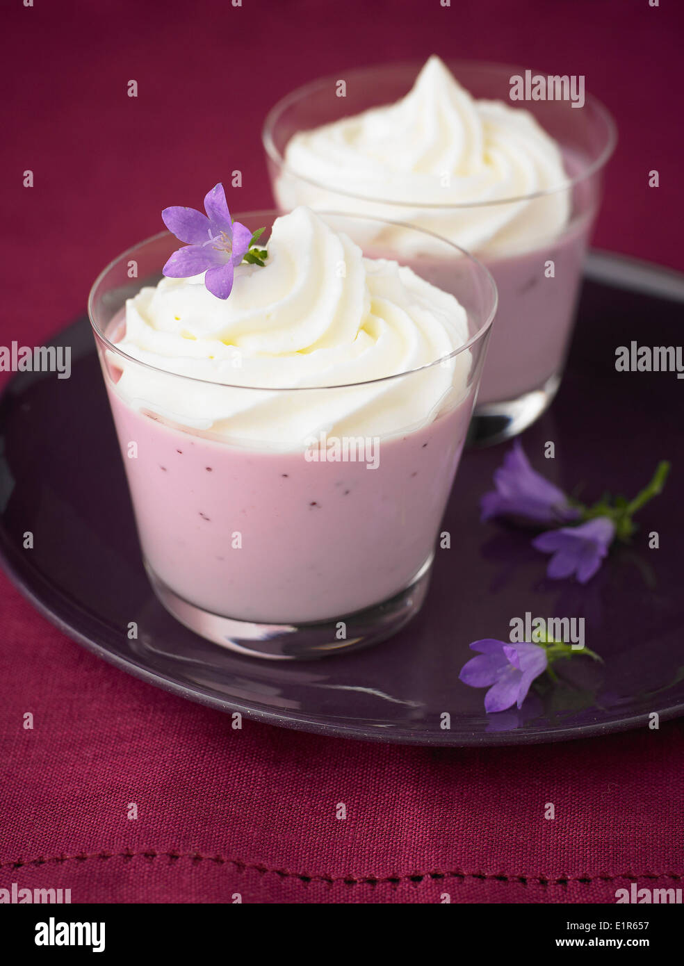 Cream dessert hi-res stock photography and images - Alamy