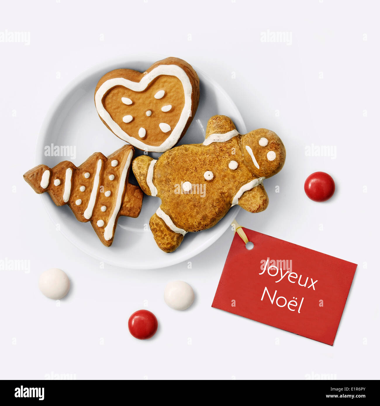 Christmas decorated cookies Stock Photo - Alamy