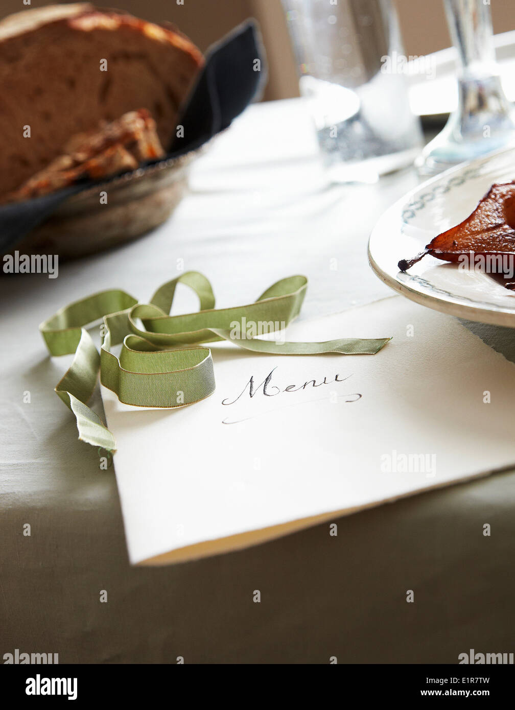 Ribbon menu hi-res stock photography and images - Alamy