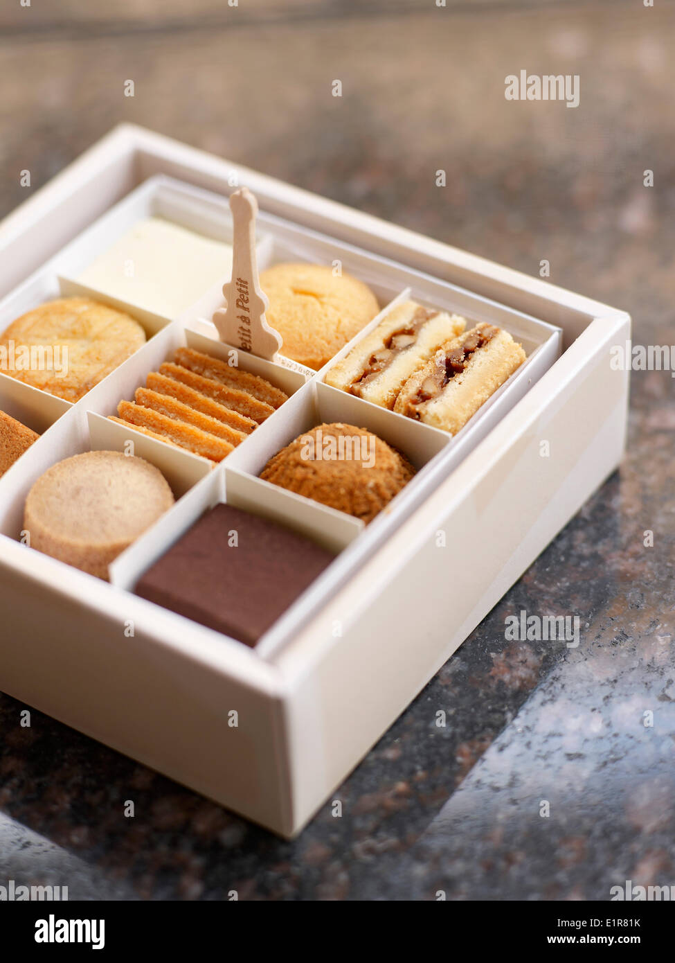 Box of biscuits Stock Photo - Alamy